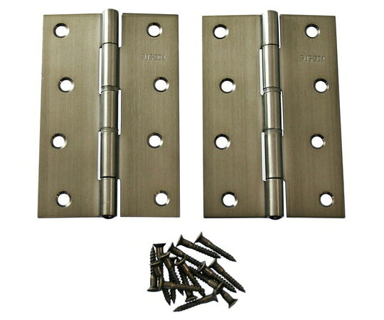 ●開き戸の開閉軸に用いる金物です。●家具・建具の開き扉用丁番●材質：ステンレス●カラー：アンバー●サイズ：102mm●入数：2●コード番号：00017531
