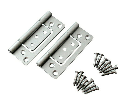 ●家具・建具の組立・補修等に最適な蝶番です。●家具・タンスの蝶番（丁番）シリーズ●家具・建具の開き扉用丁番。●枠、扉への掘り込み不要の為取り付けが簡単です。●カラー：シルバー●サイズ：76mm●入数：2●コード番号：00026038