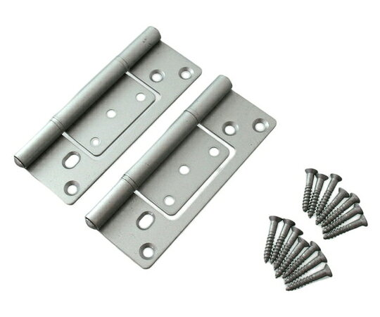 ●家具・建具の組立・補修等に最適な蝶番です。●家具・タンスの蝶番（丁番）シリーズ●家具・建具の開き扉用丁番。●枠、扉への掘り込み不要の為取り付けが簡単です。●カラー：シルバー●サイズ：102mm●入数：2●コード番号：00026040