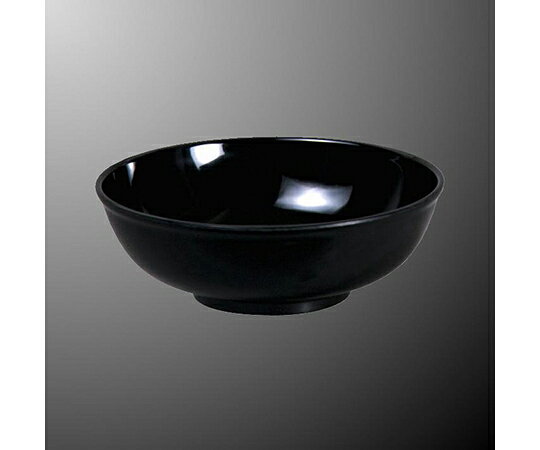 ●麺料理を引き立てる黒い器肌、どっしりとした質感も魅力です。●色：黒釉●容量：1300mL●径：200mm●高さ：69mm