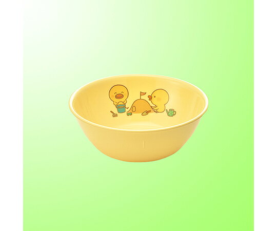 ●アレルギー食対応用に3色展開した充実のシリーズ。●色：ひよこ／イエロー●容量：430mL●径：140mm●高さ：51mm