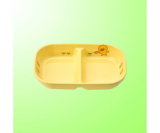 ●アレルギー食対応用に3色展開した充実のシリーズ。●色：ひよこ／イエロー●径：107mm●高さ：32mm