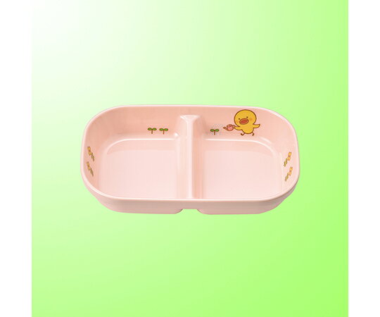 ●アレルギー食対応用に3色展開した充実のシリーズ。●色：ひよこ／ピンク●径：107mm●高さ：32mm