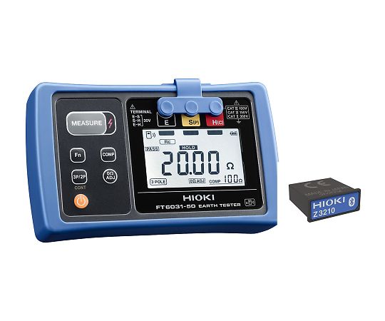 ●接地抵抗計（FT6031-50）とワイヤレスアダプタ（Z3210）のセット品。スマホ、タブレットとのBluetooth通信が可能●現場に強い、防塵・防水性能と堅牢性。汚れても洗える国際保護等級IP67●粉塵が中に入らない/浸水しない国際保...