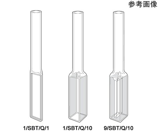 ●ベース形状のセルに同材質の管付き。●管付き（SBT）●光路長（mm）：2●試料室幅（mm）：10●外寸（mm）：長さ／4.5、幅／12.5、高さ／115●管サイズ（mm）：内径／8、外径／10、長さ／70●容量（mL）：0.700●ベース...