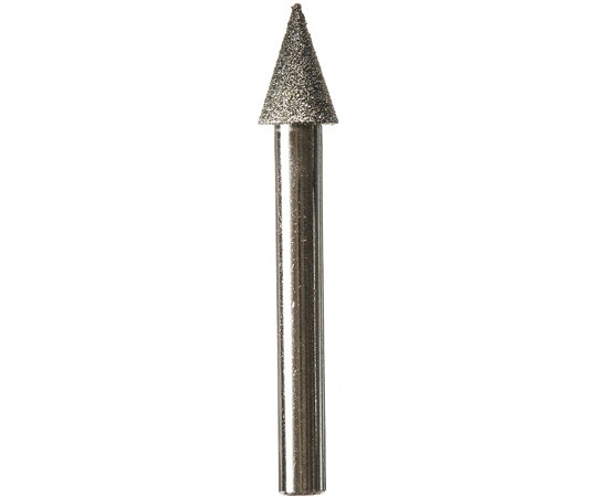 ●どんな加工物にも繊細に対応する。●丸軸径：6mm●形状：円錐小●用途：焼き入れ材・超硬・ハイス鋼・ガラスなどの硬い材料の研磨・切削、金型の保全、補修、バリ取りに。●コード番号：219664