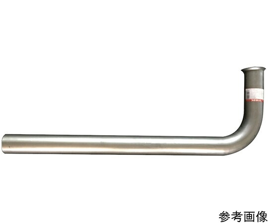 ●鉄製のL型パイプです。●片側ラッパ加工タイプです。●外径D1（mm）：110●肉厚（mm）：1.6●外径D2（mm）：120●全長L1（mm）：460●全長L2（mm）：1000●入数：1本
