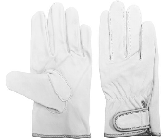 ●素材から吟味した高品質の牛クレスト革使用。●革がしなやかで適度に伸びるので、ぴったりサイズでご使用をお勧めします。●ワーキングとして最高の機能性、耐久性を追求した手袋です。●サイズ：M●材質：牛クレスト●全長：約21.5cm●中指：約7....