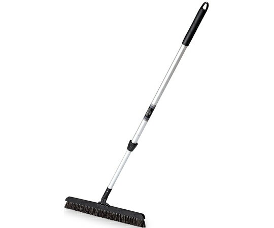 ●毛先の曲がりぐせを防ぐため、吊り下げて保管してください。●サイズ：最短/約940mm・最長/約1535mm、毛の長さ/約40mm●重量：約600g●材質：頭/天然木・スチールに電着塗装、毛/ポリエステル80％・馬毛20％、柄/アルミパイプ...