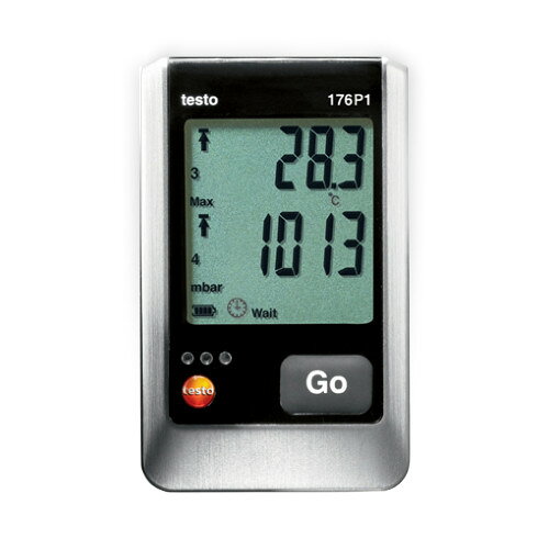 コンパクトサイズのデータロガー。型番0572.1767品　名testo176 P1測定項目温度・湿度・気圧※温度・湿度を測る場合は、専用プローブ（1-3234-11か1-3234-12）に接続する必要があります。【ご注意】製品画像が複数点掲...