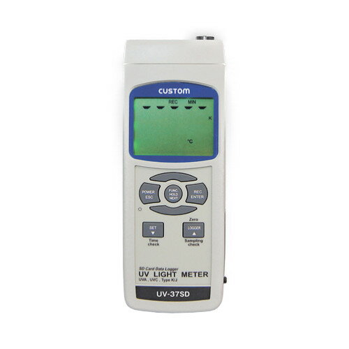 型番UV-37SD測定範囲（紫外線／温度）0〜1.999mw/*cm2*・2.00〜20.00mw/*cm2*／-50〜＋1300℃分解能（紫外線／温度）0.001mw/*cm2*・0.01mw/*cm2*／0.1℃※SDカード・アダプター...
