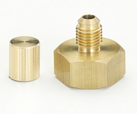●R23ボンベ用●ボンベ取付けネジG5/8″●1/4″フレアオス●パッキン、シールキャップ付