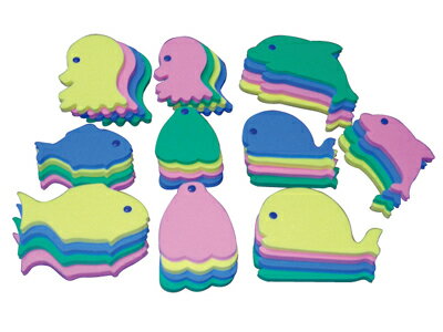 プールでも室内でも使用して頂けます。魚は水面に浮きます。 竿先は針ではなく、磁石が入っています。竿が長いので、重みで竿がしなります。セット内容 5種類×大小各1個×4色魚計40匹、長竿5本 サイズ 15cm×8cm×厚み1cm（魚大） 材質...