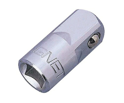 ●1/4"SQのラチェットハンドル等で3/8"SQのソケットを使用する際に。■仕様●サイズ("SQ×"SQ)：凹1/4×凸3/8●全長(L;mm)：26●外径(D;φmm)：11●メーカー型番：11510