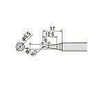 ●TQ-77/95用替えこて先■仕様●適合コテ：TQ-77、95●質量(g)：8●質量：8g