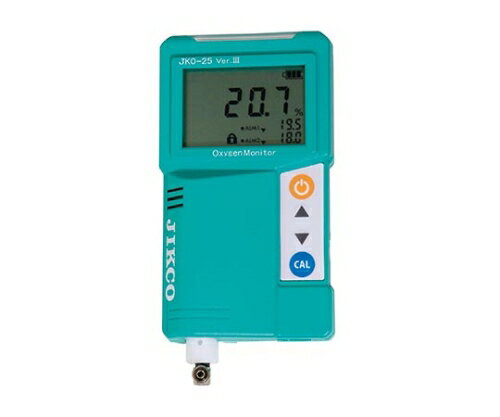 ●表示が見やすい大型LCDディスプレイの酸素濃度計●センサー内蔵型●エルボー型チューブ接続口付き(外径/内径：6/4Φ)●安全管理、酸欠防止に最適な酸素モニター●警報濃度を任意に設定できます。●測定濃度に適した任意の濃度での校正や、正常空気...