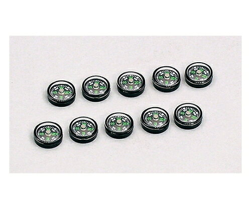 ●方角を調べるにはこれ！小さな方位磁石です。■仕様●商品サイズ：φ14×6mm●材質：磁石、プラ●包装形態：台紙付PP袋入●包装サイズ：45×80×9mm