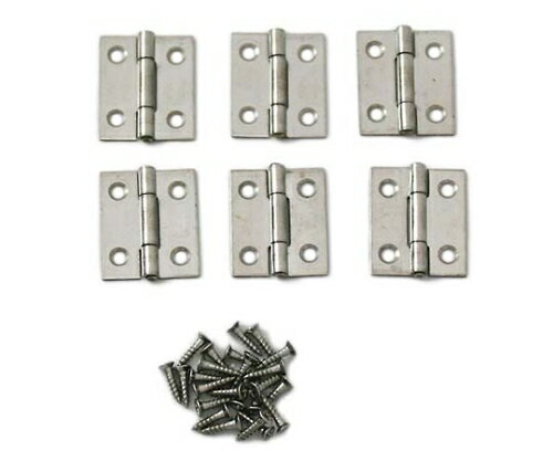 ●家具・建具の組立・補修等に最適な蝶番です。■仕様●サイズ：25mm●入数：6●コード番号：00017490