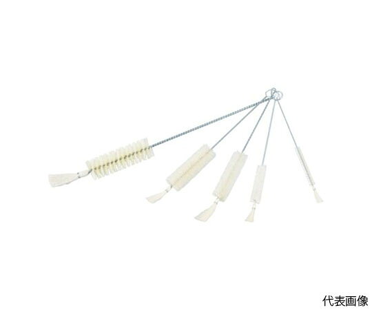 ●線材の脱毛がなく耐久性に優れています。●医療用注射器や小型の試験管などの洗浄に。■仕様●色：白●全長（mm）：210●毛幅（mm）：65●毛丈（mm）：18●端毛長さ（mm）：40●材質／仕上：●▼毛：山羊毛●▼柄：スチール●原産国：日本...
