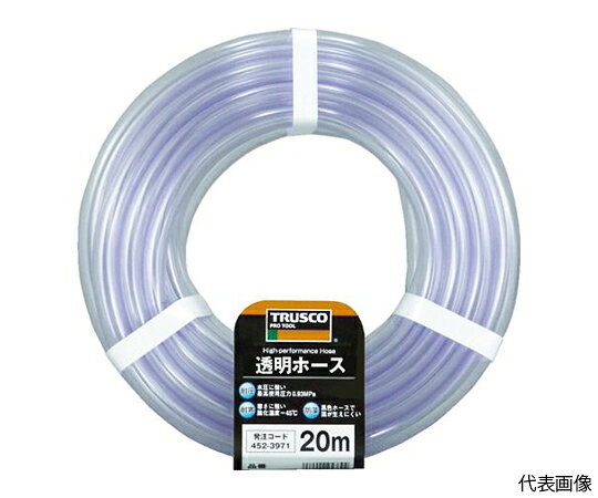 ●流体をしっかり確認できるクリアタイプです。●送排水用。■仕様●長さ（m）：10●内径（mm）：6●外径（mm）：8●使用圧力（MPa）：0.63●許容曲げ半径（mm以上）：34●使用温度範囲（℃）：0〜60●使用温度範囲（℃）：0〜60●...