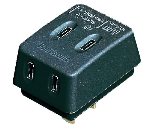 ●トリプルタップです。■仕様●コンセント数：3個口●色：ブラック●定格電圧：AC125V・15A・最大1500Wまで対応●原産国：日本●コード番号：763-1804