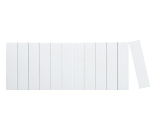●1枚寸法：縦12×横52×厚0.6mm●材質：PVC，ゴム磁石●本体色：白●入数：1袋（24片入）