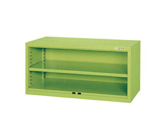 ●セット内容(付属品)：棚板：1枚付(30mm調整可能・KU-3B)●サイズ：900×450×440mm●内寸：850×425×345mm●色：サカエグリーン●質量：17kg●コード番号：143608