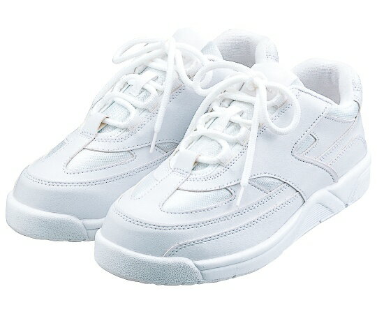 ●男女兼用スニーカー、ヒモタイプ。●かかと部分に反射材。●軽量。●カップインソール。●アッパー：合成皮革、ソール：EVA+ゴム●素材：●▼アッパー：合成皮革、合成繊維●▼ソール：EVA+合成ゴム