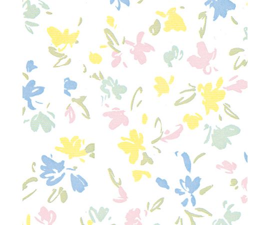 ●白地に淡いトーンの花が散りばめられた包装紙です。●サイズ：1058×757mm●材質：上質60g/m2●入り数：100枚/外袋