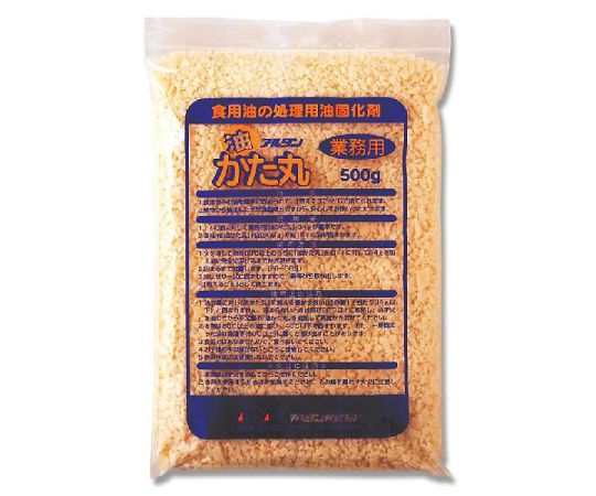 ●使用済みの油を簡単に固めて燃えるゴミとして捨てられ、環境保全に役立ちます。1袋(500g)で約15L(1斗缶)の油を固めます。●容量：1袋(500g)●材質：ヒマシ硬化脂肪酸(主成分12ヒドロキシステアリン酸)●入り数：1袋