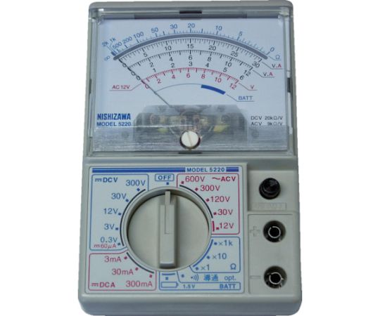●電気の基礎知識を学びながら自分で組み立てられるテスタです。●研修用に。●直流電圧（V）：300●交流電圧（V）：600●抵抗（Ω）：2M●直流電流（A）：0.3●電源：単3乾電池（R6P）×1本（付属）●幅（mm）：92●奥行（mm）：3...