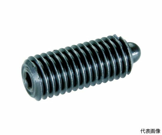 ●本体・ピンがスチール製の六角穴（背面）とマイナス溝付（前面）スプリングプランジャーです。●位置決め、固定、押し付け、押し離しなどに使います。●荷重（N）：12.0〜53.0●ねじ寸法：M12×1.75●ストローク（mm）：4.0●全長（m...