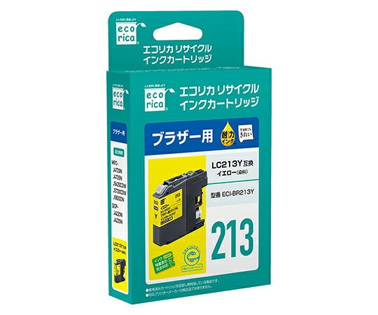 ●対応カートリッジ：ブラザーLC213Y●カラー：イエロー(染料)●対応機種：MFC-J4720N/MFC-J4725N/MFC-J5620CDW/MFC-J5720CDW/MFC-J5820DN/DCP-J4220N/DCP-J4225N...