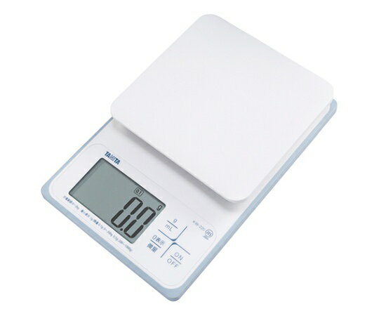 ●防水仕様で丸洗い可。●色：ホワイト●サイズ：W143×H39×D219mm 約554g(電池含)●計量範囲：0〜2kg●最小表示：(微量モード)0.1g(0〜200g) 0.5g(200〜1000g (通常モード)1g(0〜2000g)
