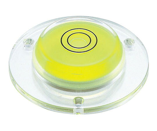 ●機械・器具取り付け用水平器です。●機器取付用水平器。●機械・器具等にビスで取り付けて使用できます。●水平面の全方向が測定できます。●小さくて携帯に便利です。●感度：0.50mm/m=0.0286度●精度：±2.50mm/m=±0.1432...