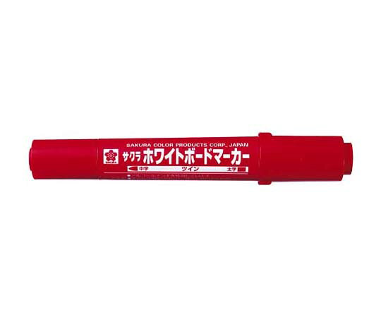 ●中字、太字の使い分けができるツインタイプです。●ホワイトボードへの筆記。●太字は角チップで様々な線が書けます。■仕様●色：赤●中字・太字(ツインタイプ)●材質1：軸・キャップ：PP●材質2：ペン先：ポリエステル繊維●材質3：インキ：油性ア...