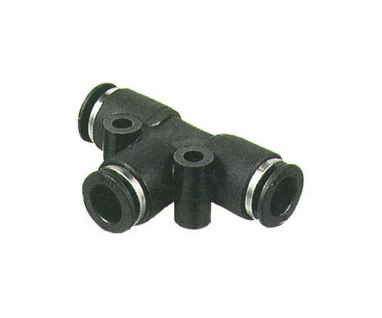 ●工具不要のワンタッチ継手。●ウレタンチューブ配管用■仕様●使用圧力：0〜1MPa(10kgf/cm2)●負圧：Torr10、-750mmHg●適用：外径6mmチューブ用●コード番号：4342746