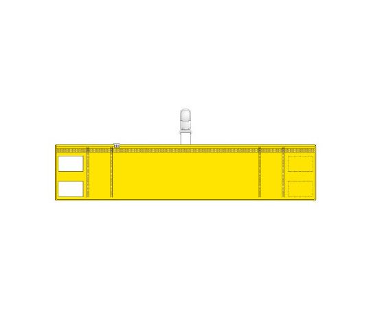 ●身につける用品●手作り表示■仕様●サイズ：90×420mm●材質：軟質ビニール（マジックテープ式・上部プラスチッククリップ付）