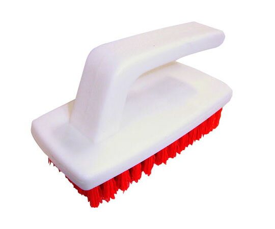 ●使用場所により色分けができ、力が伝わる万能型ブラシです。■仕様●カラー：レッド●サイズ(mm)：127×64●毛長(mm)：25●材質：PET毛●商品番号：KTLF701●カタログコード：8-1235-1201