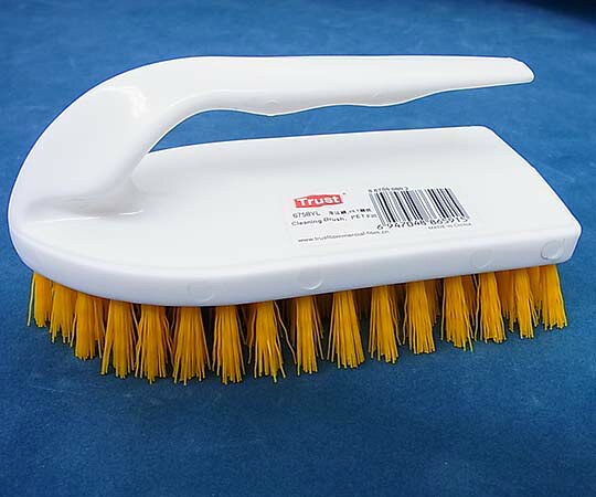 ●使用場所により色分けができ、力が伝わる万能型ブラシです。■仕様●カラー：イエロー●奥行×幅（mm）：157×65●毛長（mm）：25●サイズ/157×65mm●毛長/25mm●カタログコード：8-1235-1302●商品番号：KTLF802