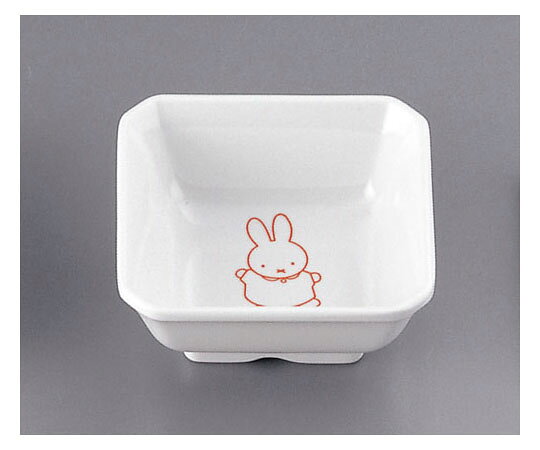 ●メラミンお子様用弁当「ミッフィー」シリーズ●※食器洗浄機対応■仕様●幅×奥行×高さ(mm)：74×74×33●入数：1個入●商品番号：RKKA901●カタログコード：8-2388-0501