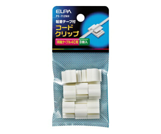 ■仕様●材質：66ナイロン●適合ケーブル：同軸ケーブル S-4C-FB●最大結束径：5.6mm●入数：8●カラー：ホワイト●付属品：粘着テープ