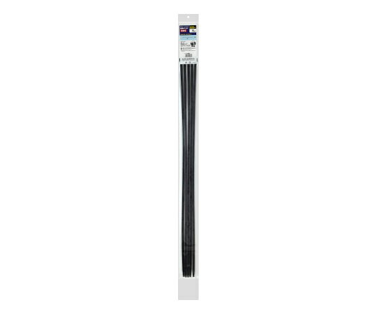 ●耐候性●紫外線に強く、屋外で使える■仕様●全長：830mm●幅：9mm●最大結束内径：239mm●引張強度：79.4kg●使用温度範囲：-40℃〜+85℃●材質：66ナイロン(紫外線遮蔽剤入)●5本入●カラー：ブラック