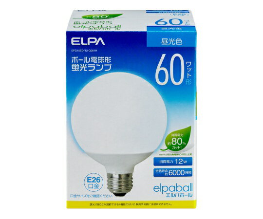 ●定格寿命 約6000時間の長寿命 ※白熱電球60W形比●電気代 約80%カット! ※白熱電球60W形比■仕様●交流電源：100V 50/60Hz共用●サイズ：全長128X外径95(mm)●質量：140g●定格消費電力：12W●定格入力電流...
