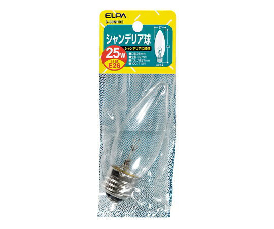 ●シャンデリアなどの装飾照明に適しています。●ガラス球の形状がローソクの炎形の電球。シャンデリア器具にはもちろん、電球の形やフィラメントの輝きを見せるブラケット、ペンダントにも使用できます。■仕様●定格：電圧 100/110V ・消費電力 ...
