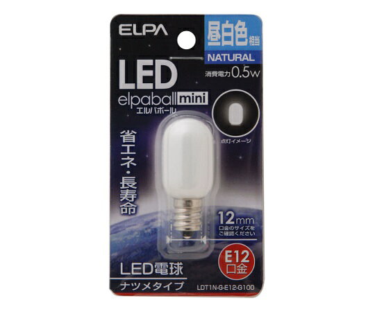●光源にはLEDを使用していますので、消費電力が少ない省エネタイプです。■仕様●交流電源：100V 50/60Hz共用●口金：E12●サイズ：全長46X外径20(mm)●質量：5g●定格消費電力：0.5W●定格入力電流：0.006A●設計寿...