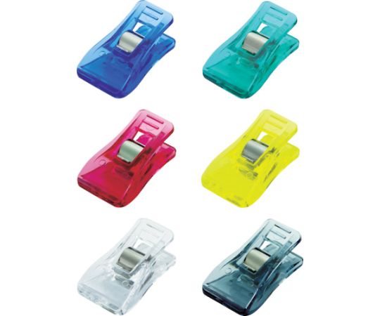 ●A4のコピー用紙を90枚挟むことができます。●口が大きく開くので、使いやすさが抜群です。■仕様●色：6色（各5個）●縦（mm）：32.6●横（mm）：18.0●材質／仕上：本体／ポリスチレン（PS）、板バネ／ステンレス●原産国：日本●コー...