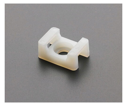 ●結束したバンドの床面・壁面への固定に■仕様●材質：ナイロン●サイズ：15×10mm●適応バンド幅：5.0mm以下