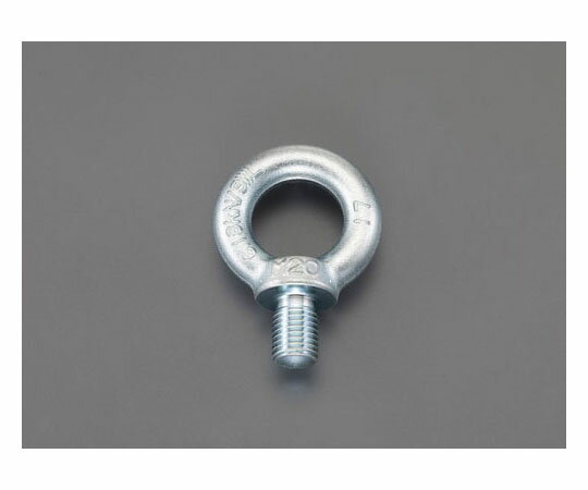 ■仕様●材質：鉄(SS400)●仕上げ：ユニクロメッキ●使用荷重：220kg●内径：30mm●線径：10mm●ねじ径：M12×22mm●並目