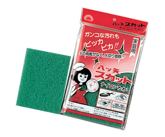 ●ガンコな汚れもピッカピカです。●水の飛散がなく、水きり抜群です。■仕様●サイズ：150×230mm●重量：約22g●商品コード：69140031